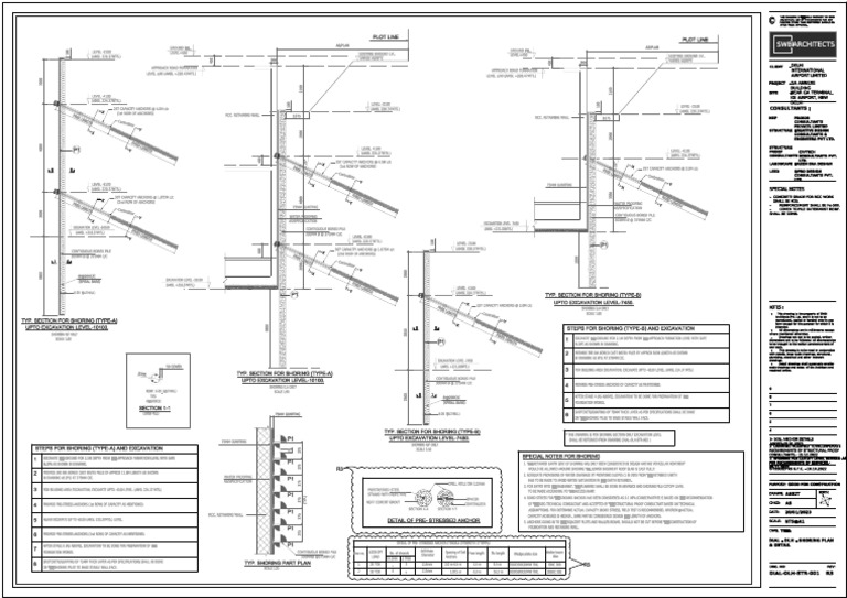 Shoring Plan and Detail R3 | PDF