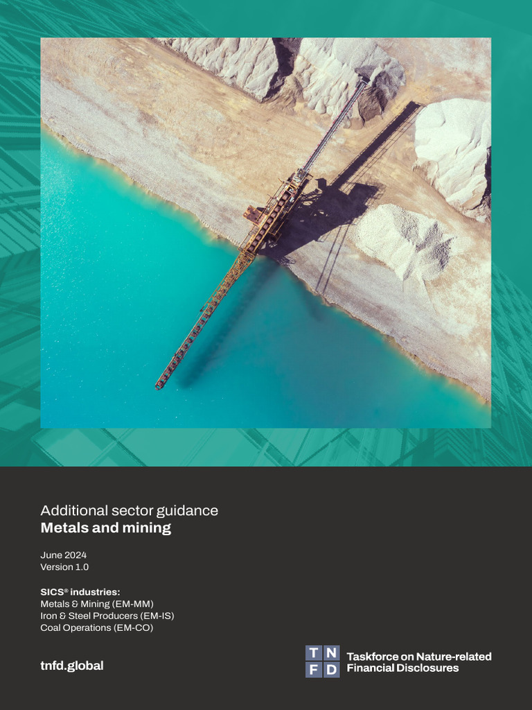 Additional Sector Guidance Metals and Mining | PDF | Life Cycle ...