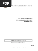 Creative Grade 5 Project 2025 | PDF