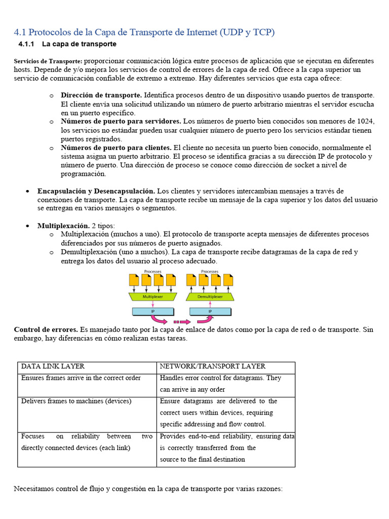 Tema 4 Redes Español | PDF | Protocolo de Control de Transmisión | Protocolos de internet