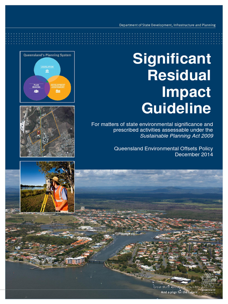 Dsdip Significant Residual Impact Guideline | PDF | Wetland | Stream