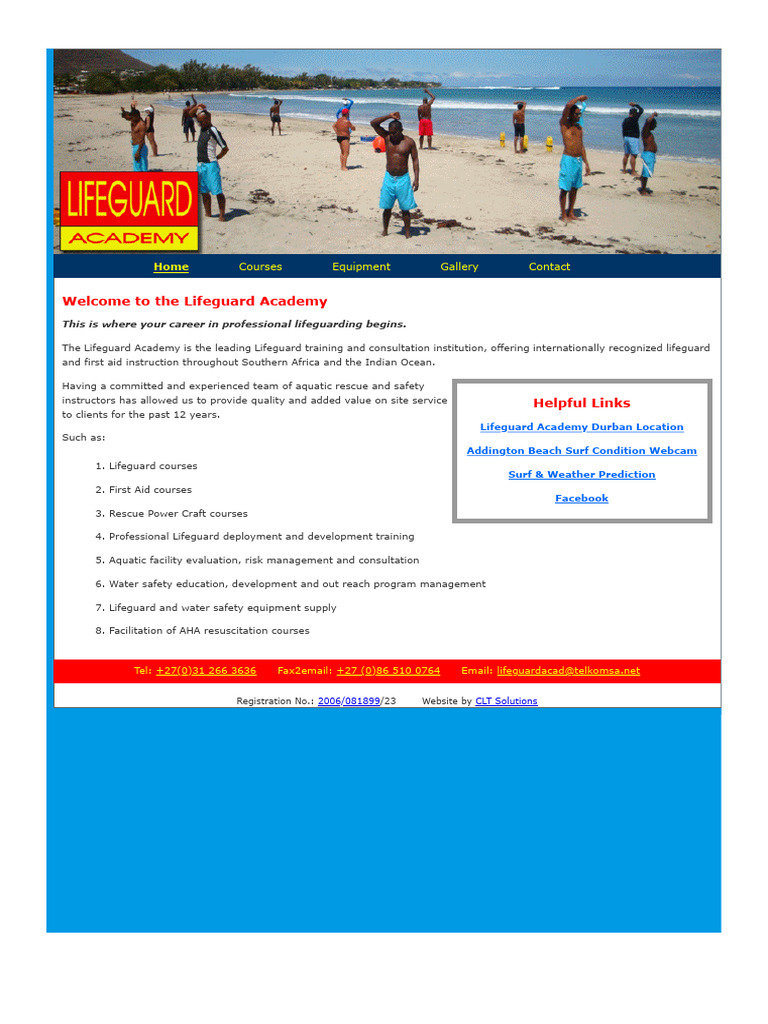 Lifeguard Academy Training Overview | PDF