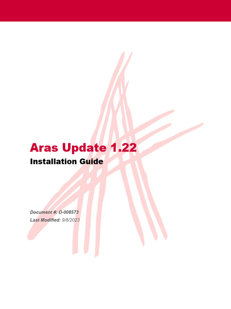 Aras Update Installation Guide | Download Free PDF | Copyright | Trademark