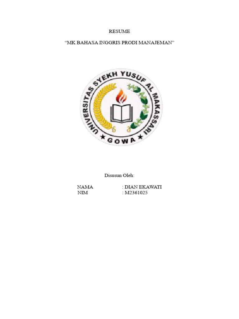 Resume Dian Ekawati Nim m2361025 | PDF | Employment | Compensation And ...
