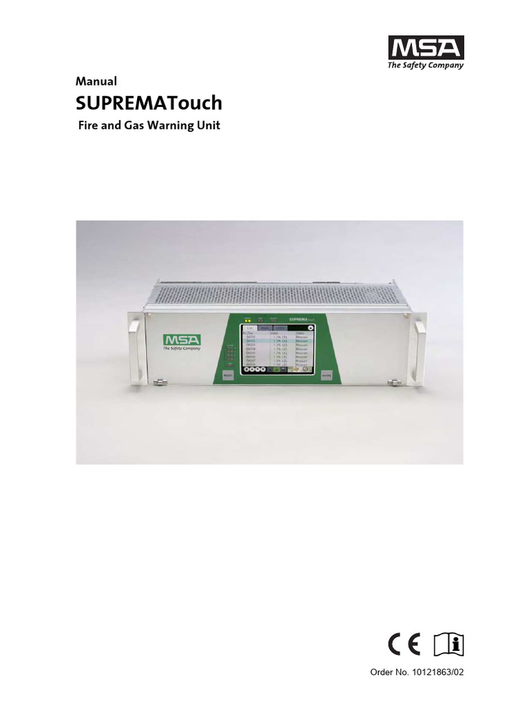 Fire & Gas Warning Unit Guide | PDF | Sensor | Power Supply