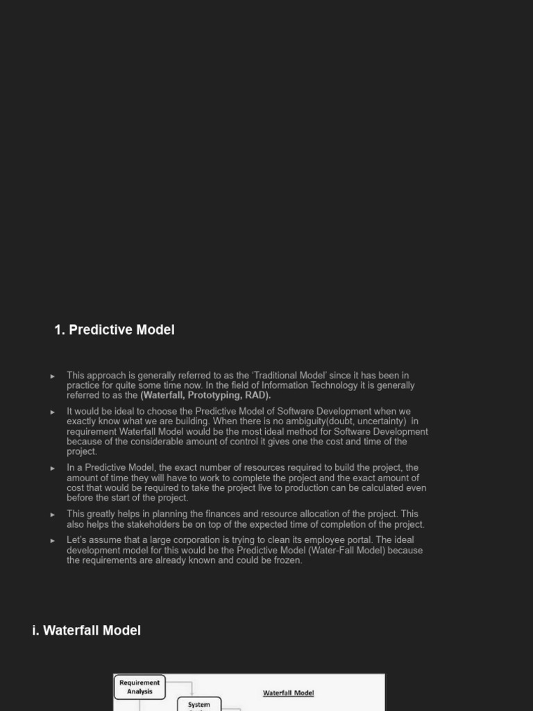 Predictive Pdf Software Development Process Prototype