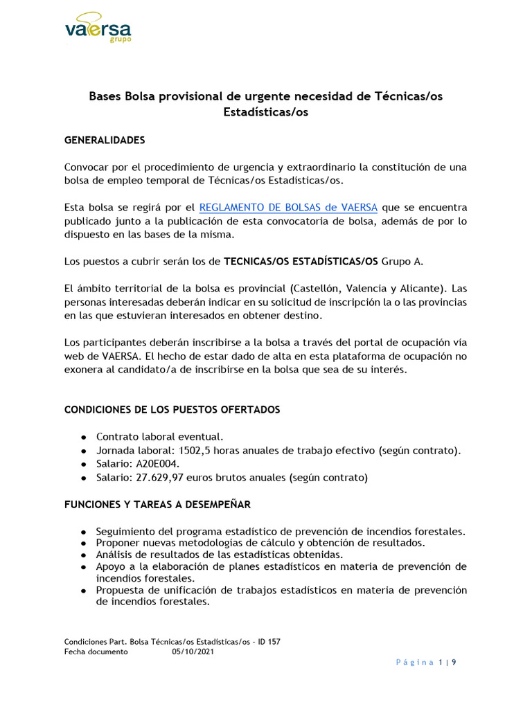 Bolsa | PDF | Educación más alta