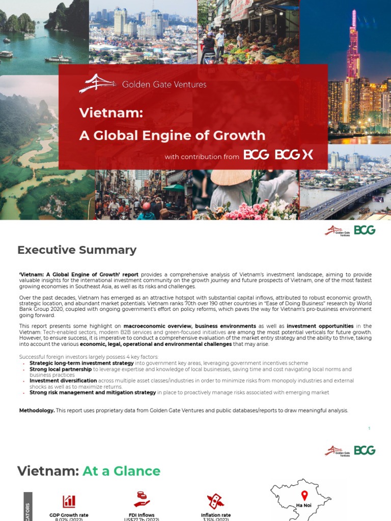 Vietnam A Global Engine of Growth | PDF | Vietnam | Hanoi