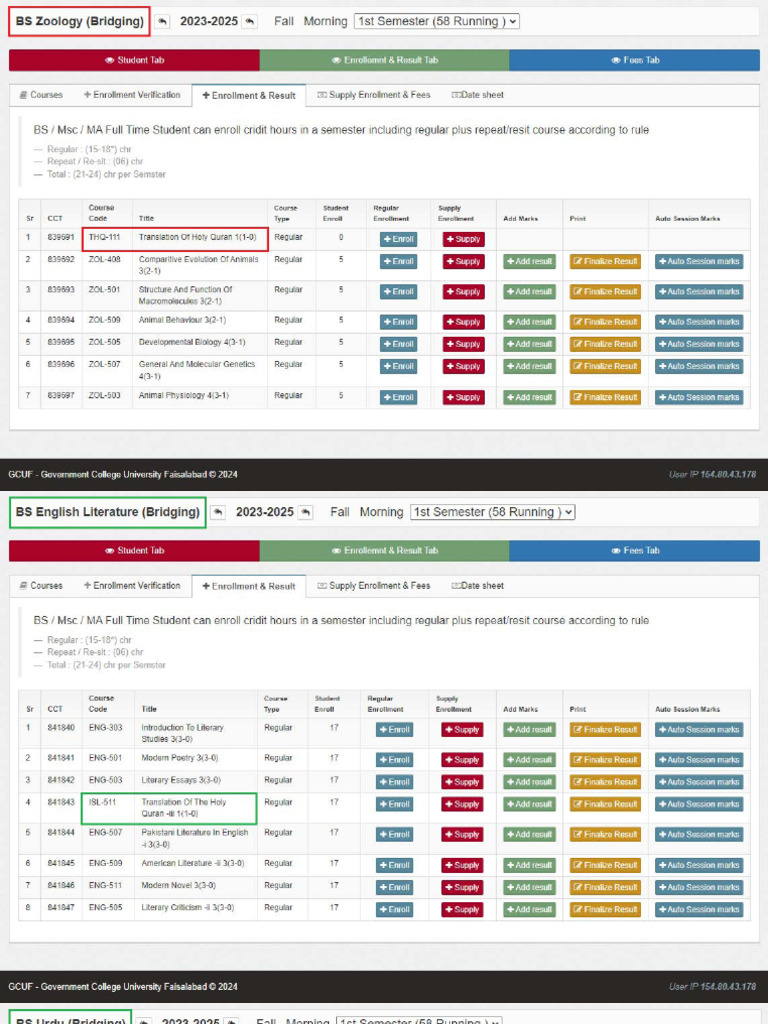 Bridging Semesters Subjects | PDF