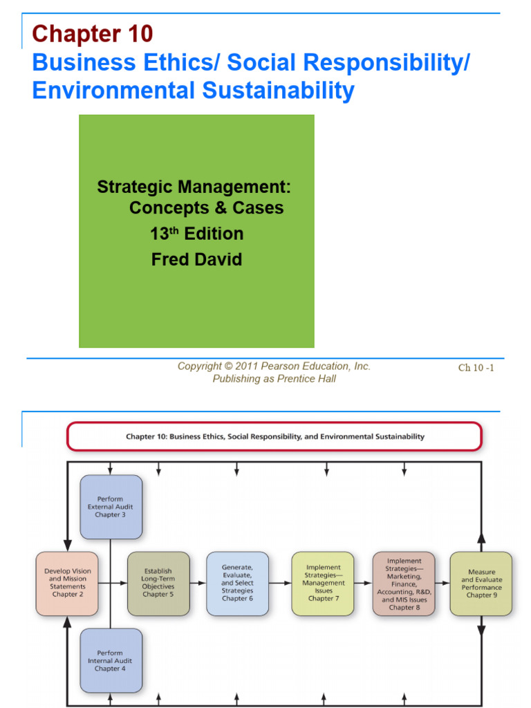 David sm13 PPT 10 | PDF | Business Ethics | Corporate Social Responsibility