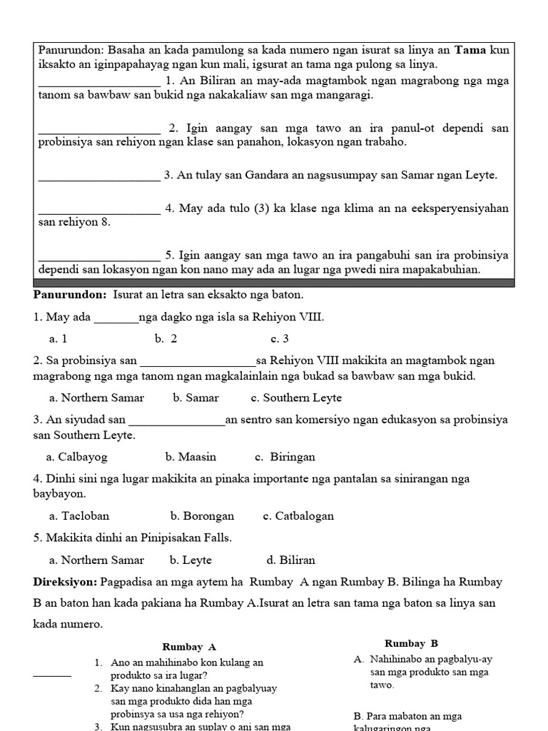 AP3 LAS Q4 wk1 | PDF