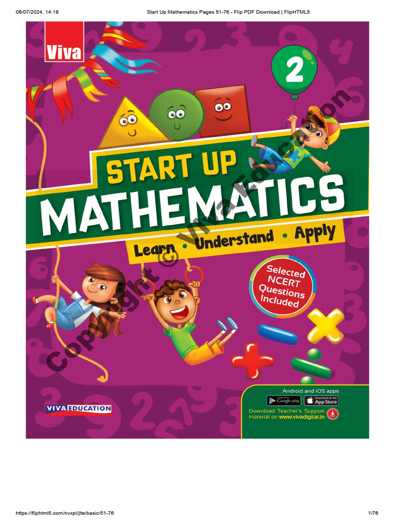 Start Up Mathematics Pages 51-76 - Flip PDF Download - FlipHTML5 | PDF | Computer File Formats