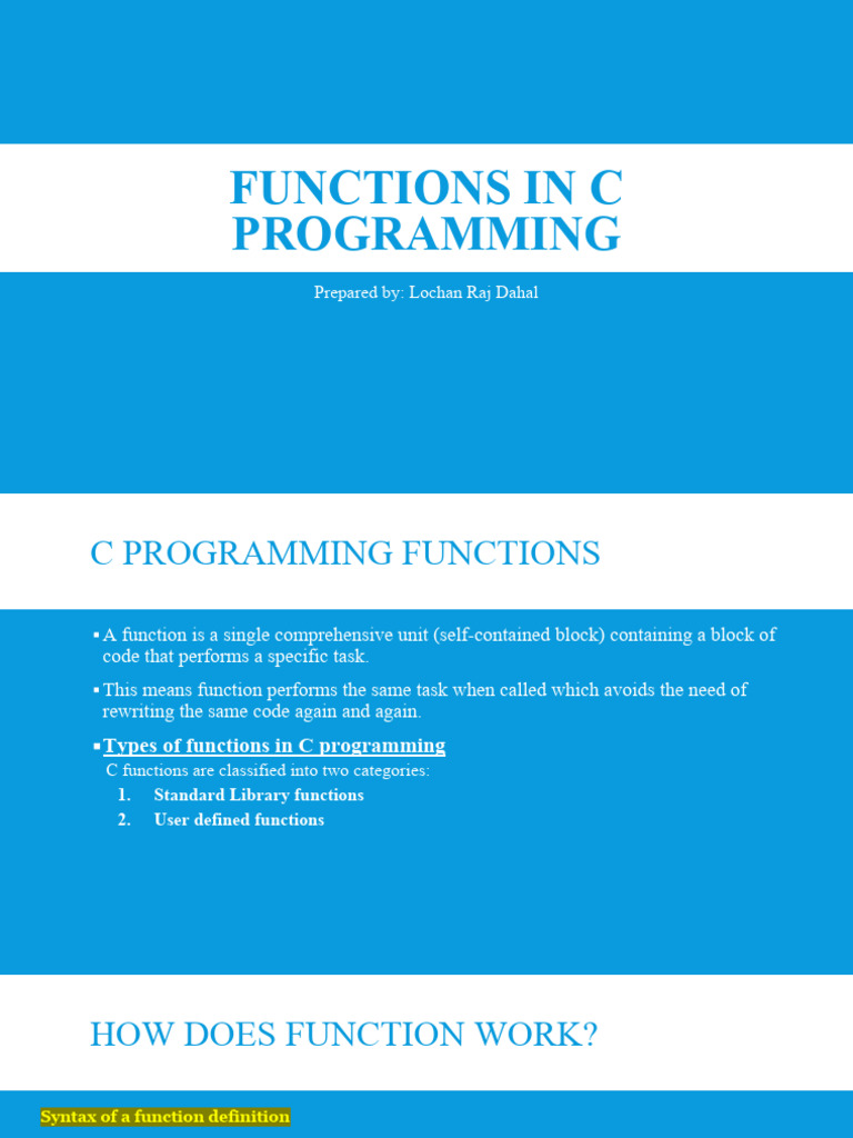 Function Pdf Parameter Computer Programming Function Mathematics
