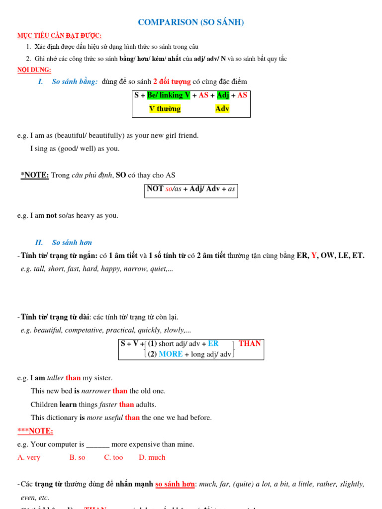 So Sánh | PDF