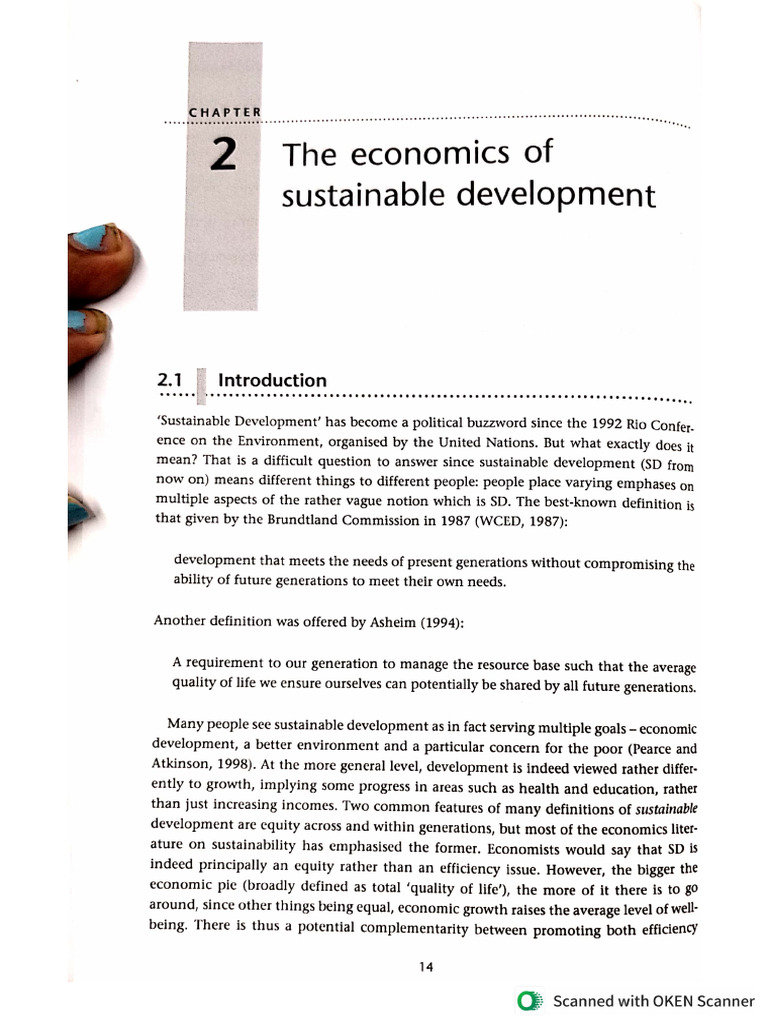 Weak Vs Strong Sustainability | PDF