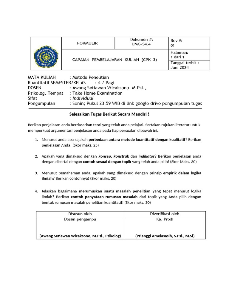 CPK 1 MetPen Kuanti | PDF