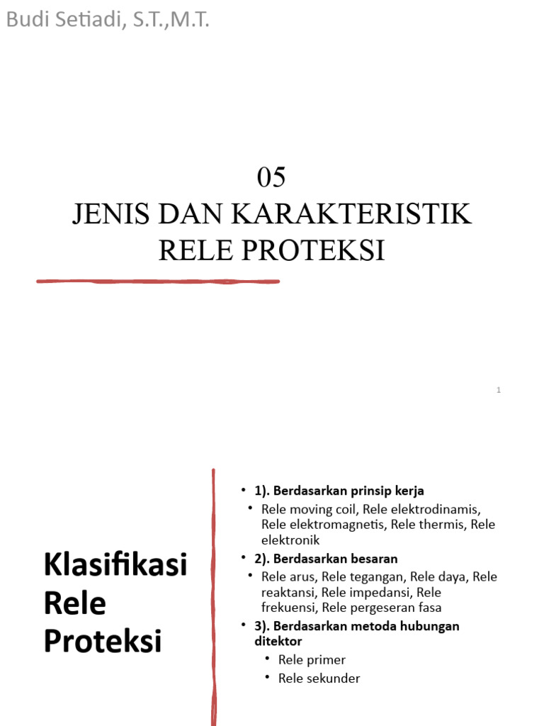 05.jenis Jenis Rele | PDF