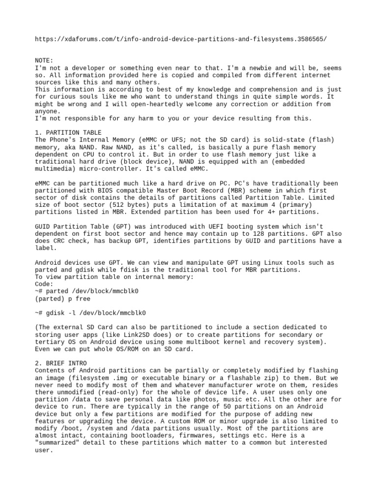 emmc gpt information | Download Free PDF | Android (Operating System) | Booting