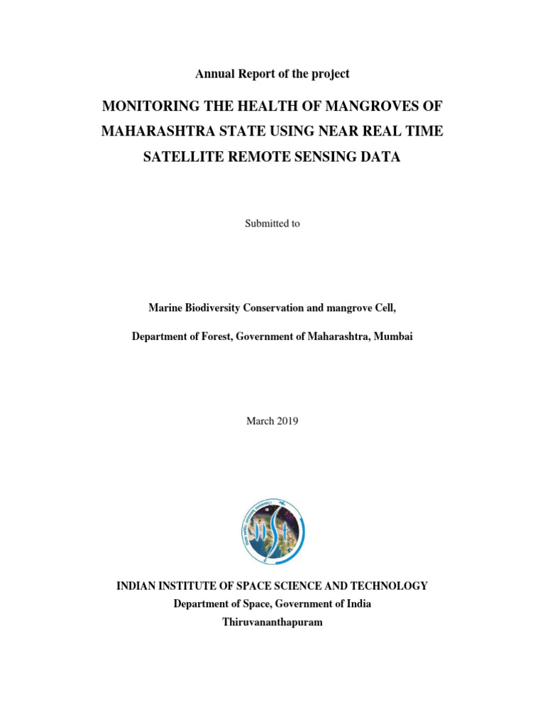 IIST Mangrove Map | Download Free PDF | Mangrove | Remote Sensing