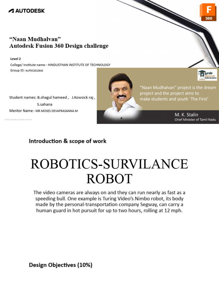 Submission PPT Template - NAAN Mudhalvan | PDF