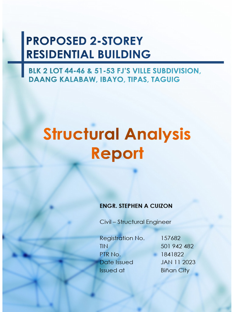 Structural Design and Analysis (FJ Ville) | PDF | Tsunami | Types Of ...