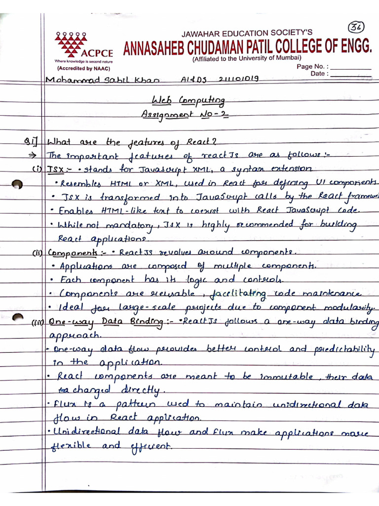 WC Assignment Special Yash | PDF