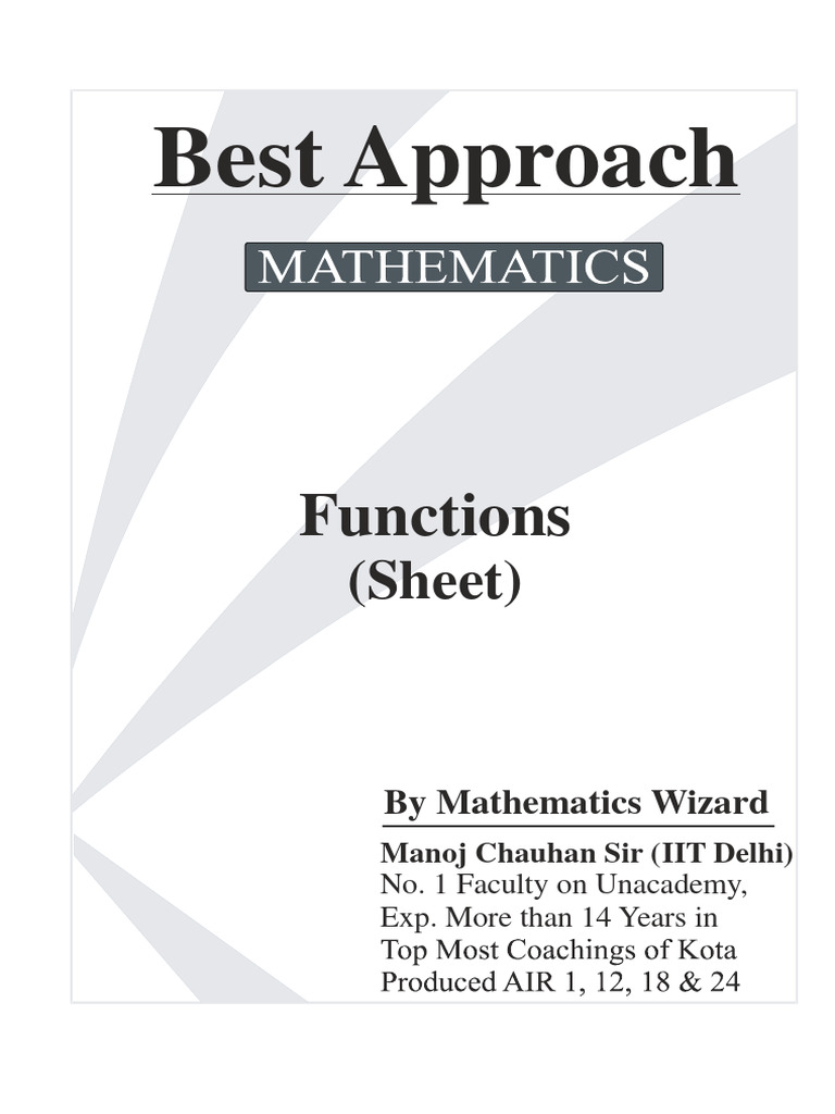 101 Function_Sheet | Download Free PDF | Function (Mathematics ... 101 Function_Sheet | Download Free PDF | Function (Mathematics ...