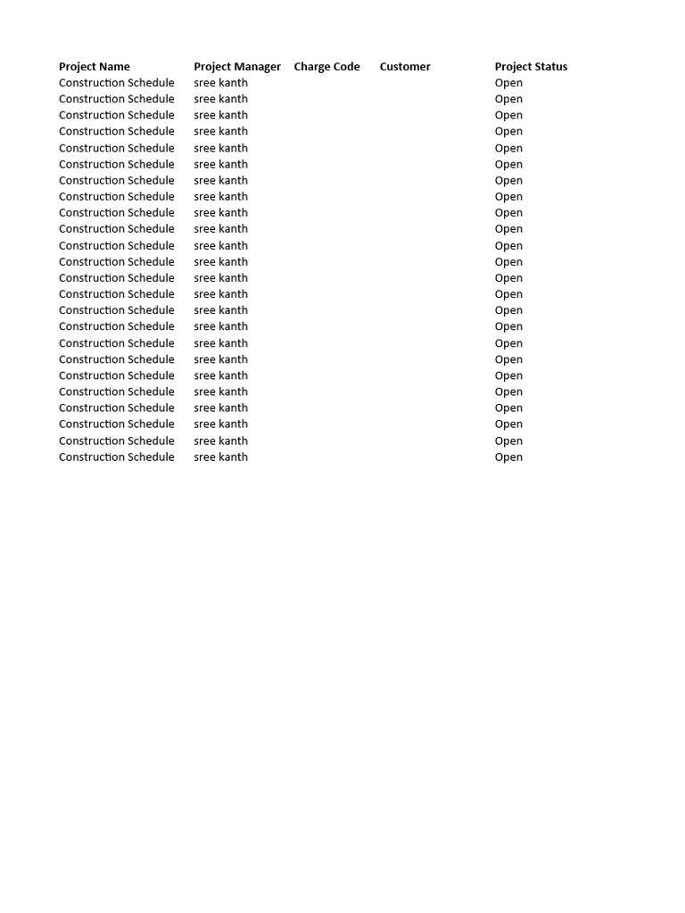 Tasks-Construction Schedule - 13 Apr 2024 (11.44 AM) | PDF
