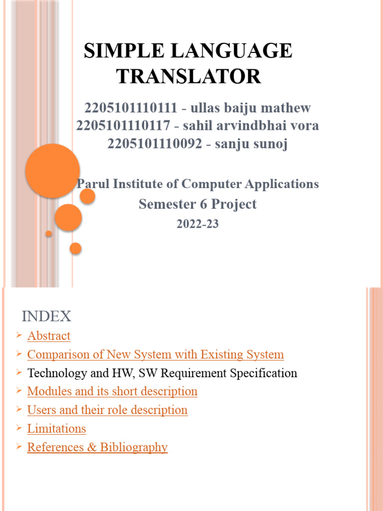 Simple Language Translator | PDF | Translations | Usability