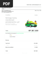 Contoh Kwitansi Hotel | PDF