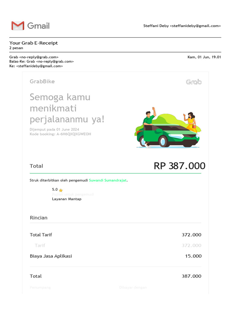 Your Grab E-Receipt | PDF