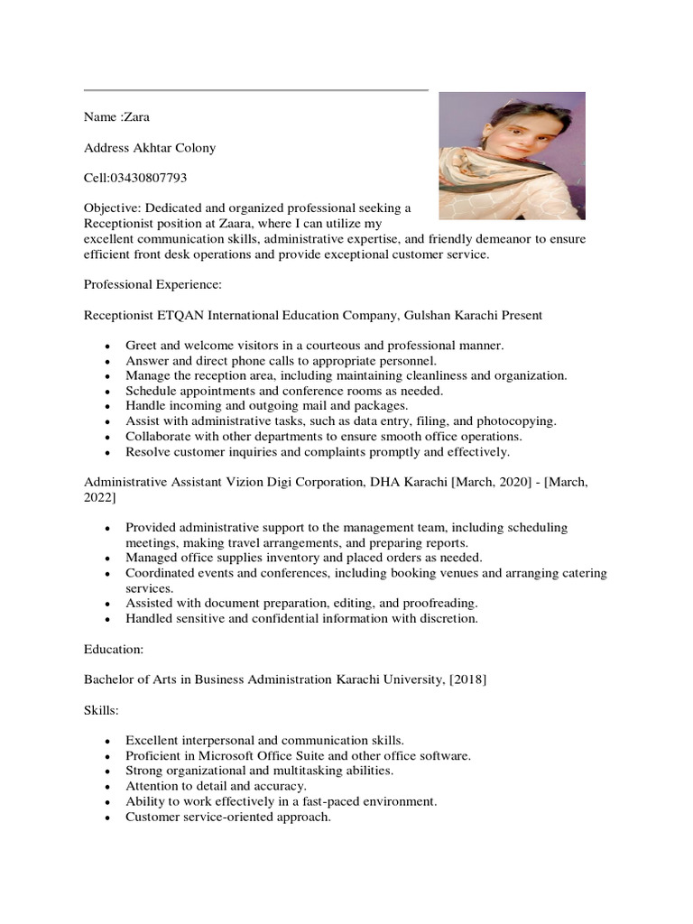 Name Zara | PDF