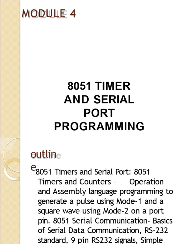 Module 4 | PDF | Bit Rate | Electronics