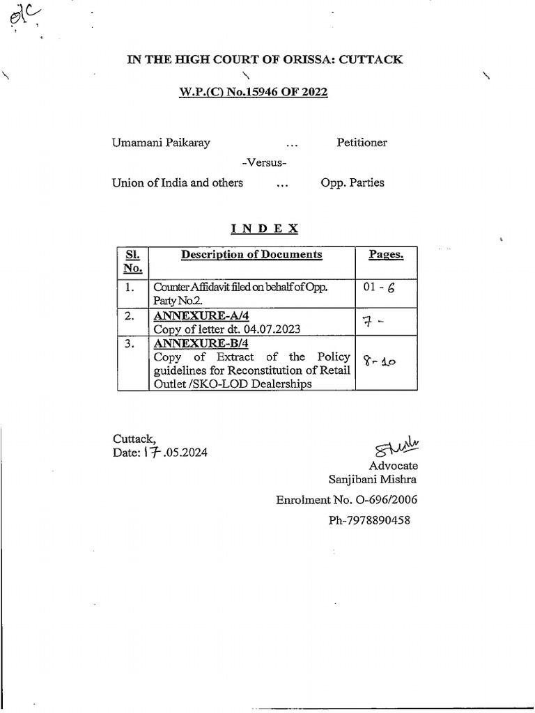 Umarani Paikray Counte - 0001 | PDF