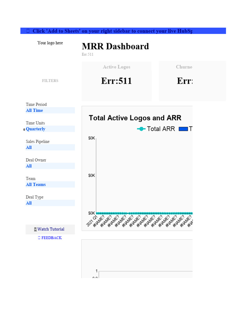 HubSpot MRR Dashboard | PDF | E Commerce | Business