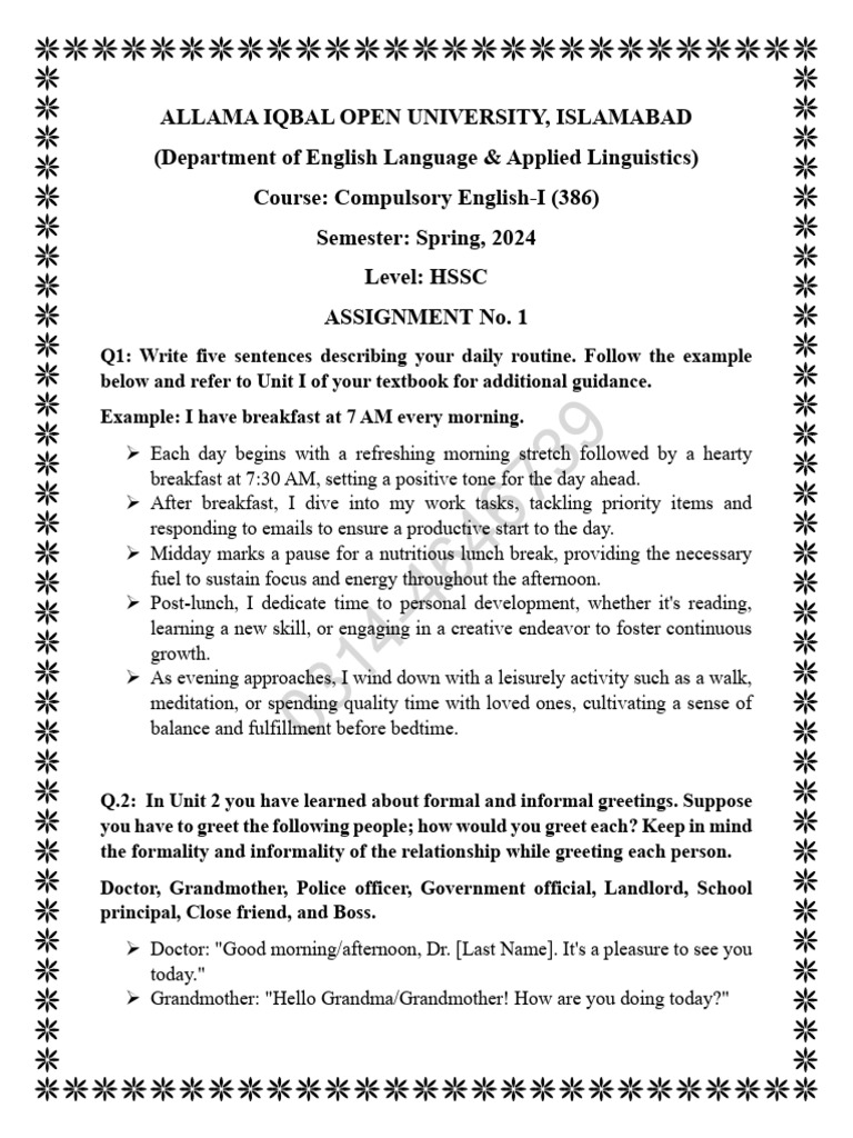 386 1 Spring2024 | PDF | Lahore