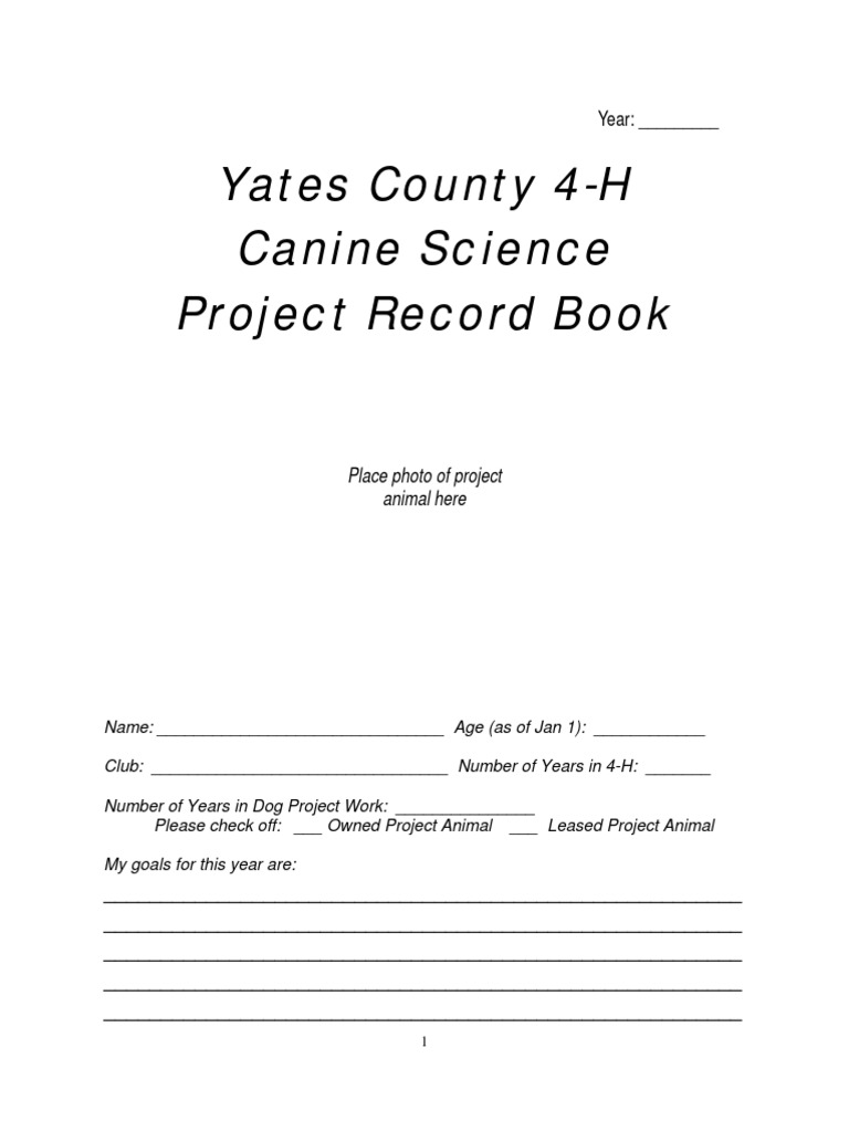 Dog Record Book | PDF | Dogs | Expense