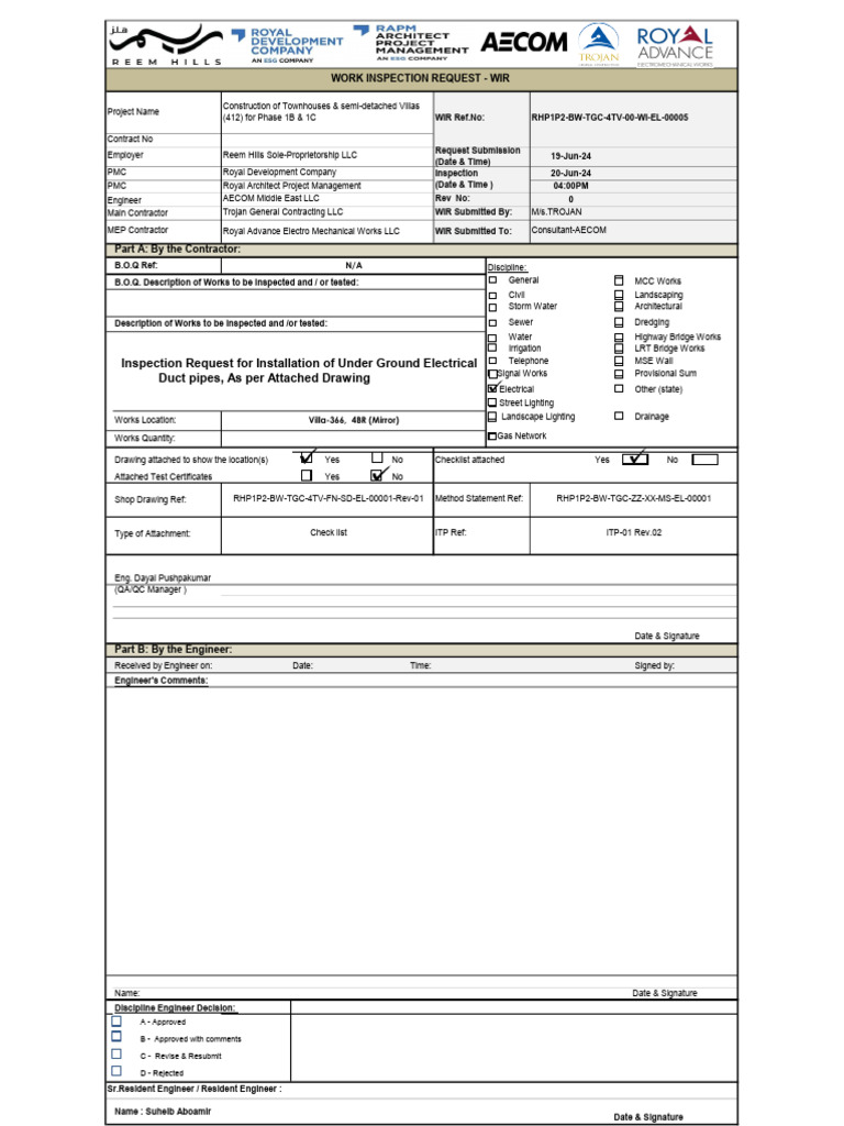 RHP1P2 BW TGC 4TV 00 Wi El 00005 | PDF | Engineering