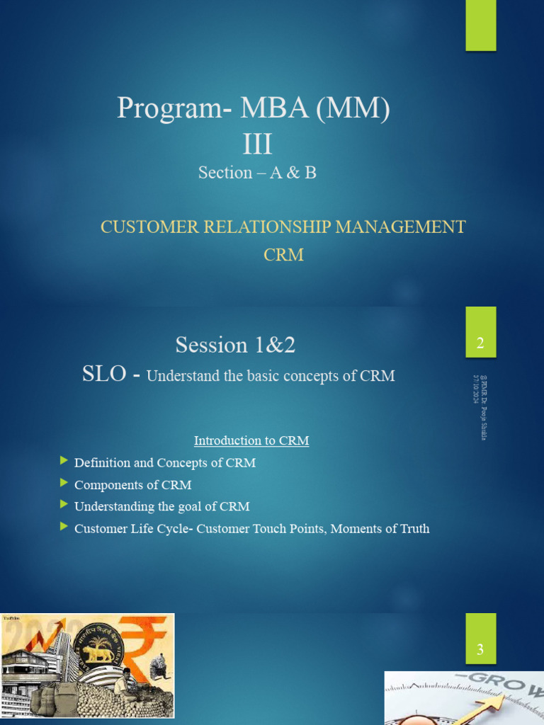 Class Lectures CRM | PDF | Customer Relationship Management | Credit Card