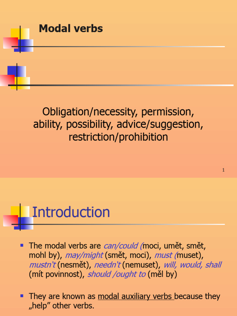Modal Verbs Obligation Permission Advice | PDF | Linguistics | Morphology