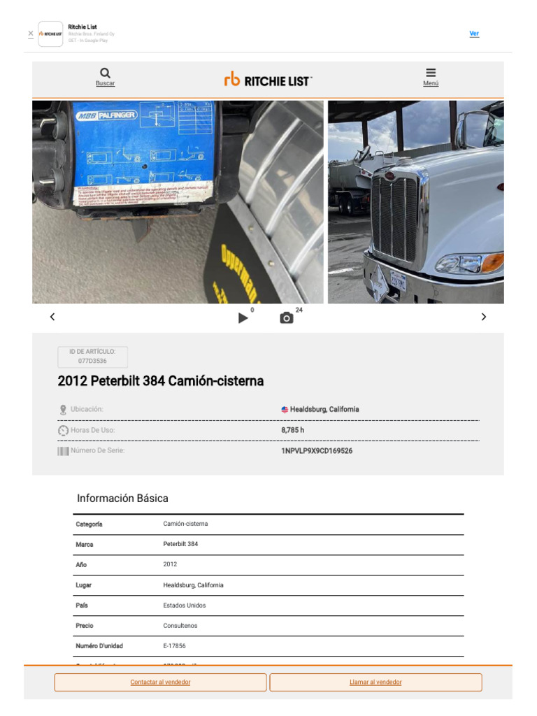 Peterbilt 384 | PDF
