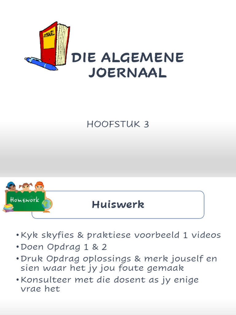 #3 Die Algemene Joernaal - Hoofstuk 3 | PDF