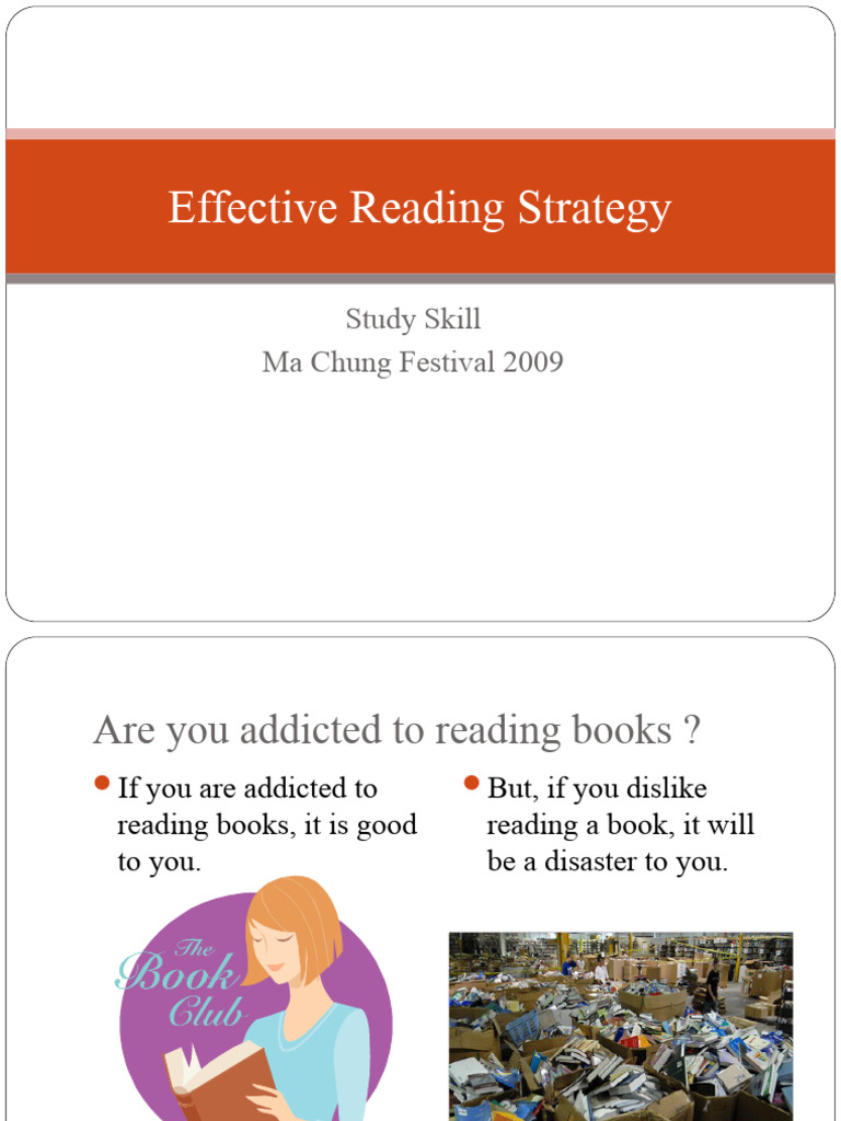 Effective Reading Strategy | PDF | Speed Reading | Writing