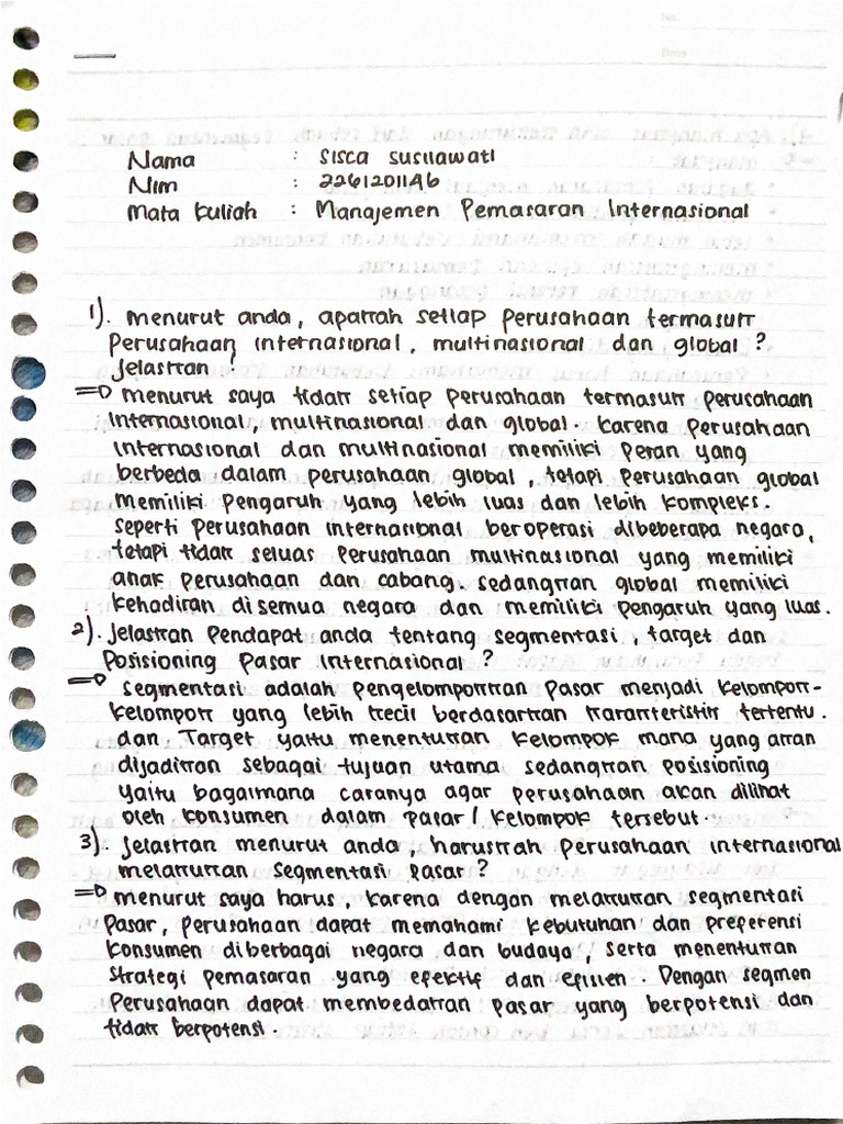 Soal Mpi Siscas | PDF