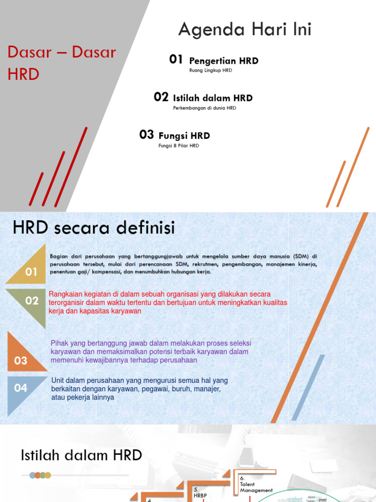 Pilar dan Fungsi HRD dalam Perusahaan | PDF