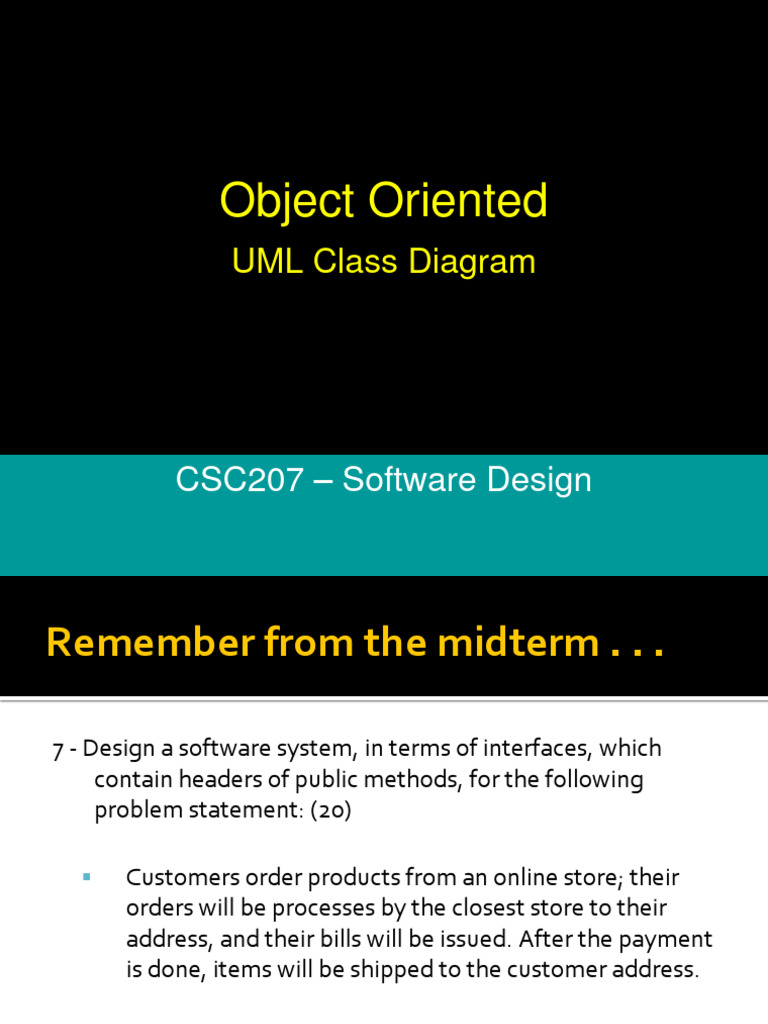 Object Oriented Uml Class Diagram 238616462 Oo Pdf Inheritance Object Oriented Programming