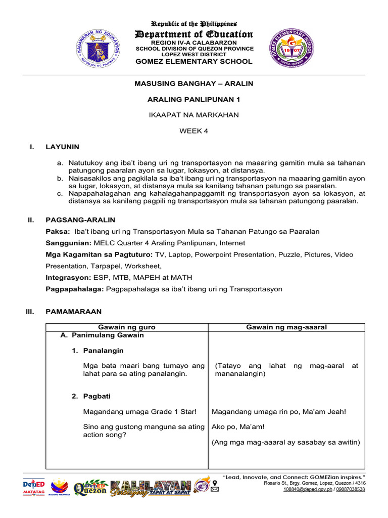 RACELIS LP AP1 WEEk4 Q4 Revised | PDF