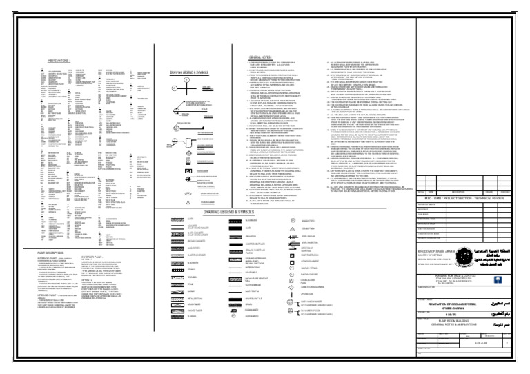 GENERAL NOTES & ABBREVIATIONS-Model.pdf3 | Download Free PDF | Wall ...