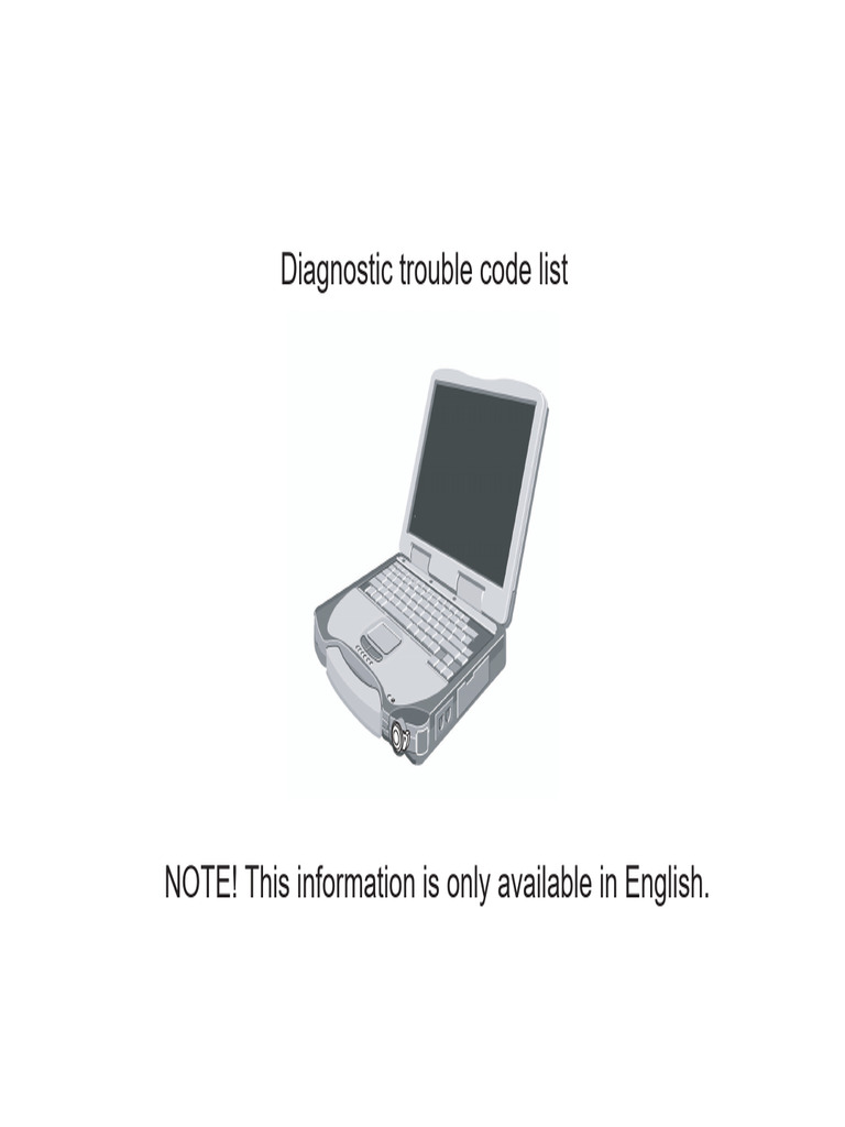 Volvo Diagnostic Trouble Codes List | PDF | Relay | Engines