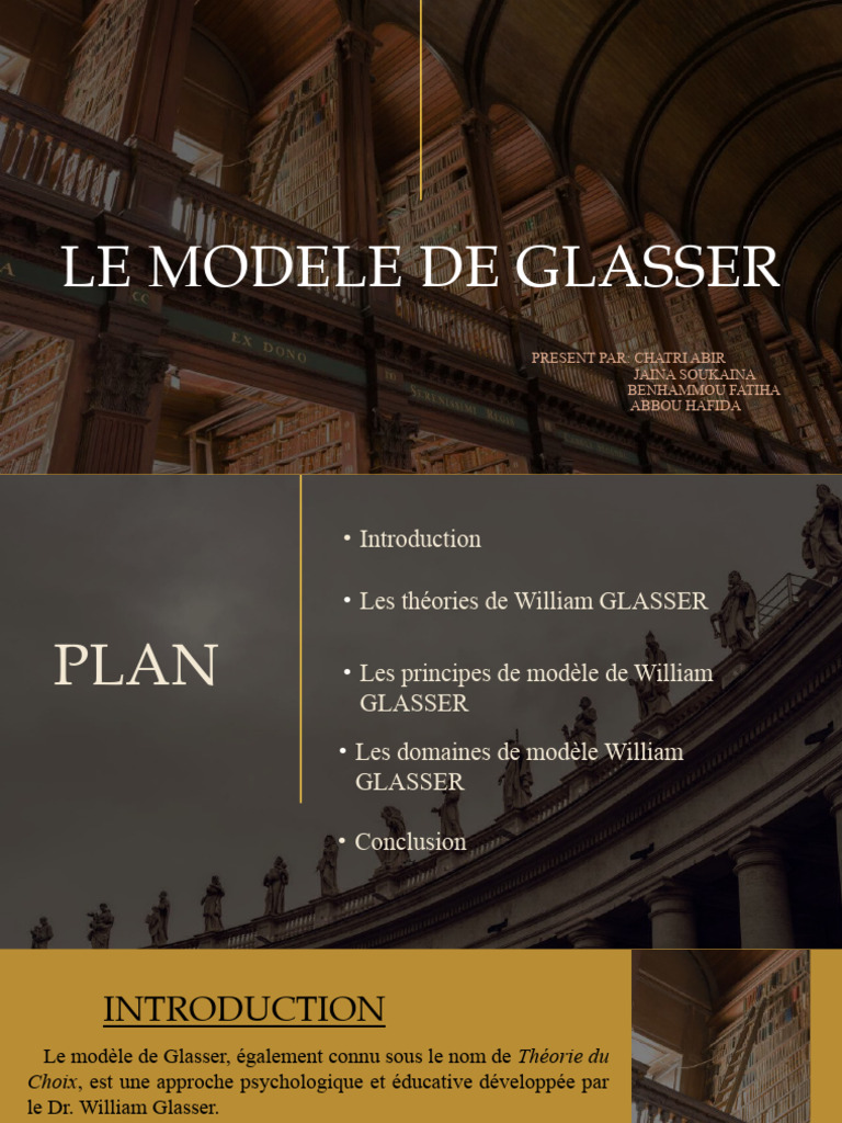 Modèle de Glasser : Besoins et Choix | PDF | Psychologie | Direction